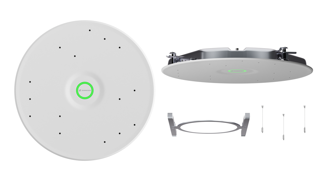 Sennheiser TeamConnect Ceiling Mic Medium with Flush Mount Kit